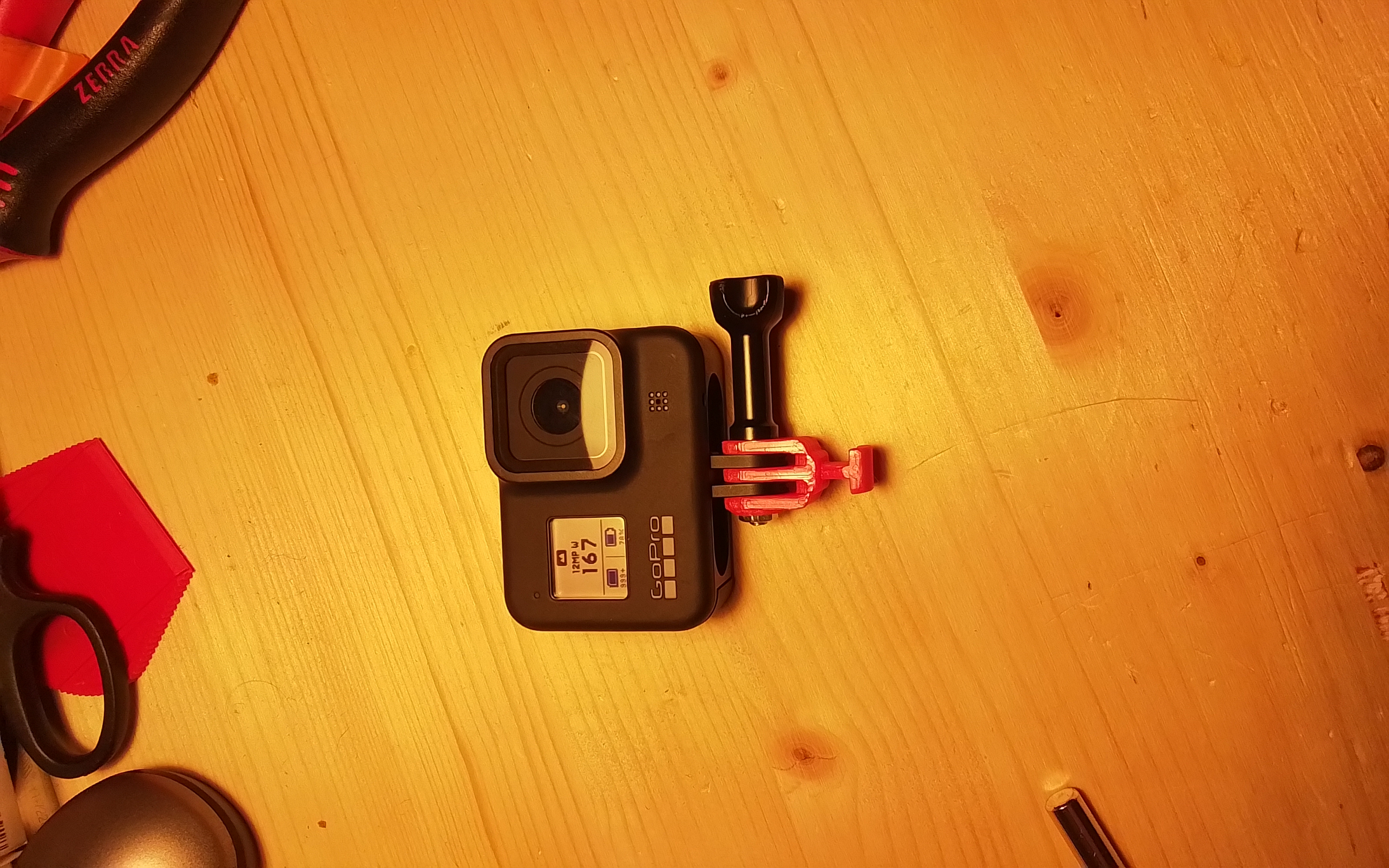 Flexi leash GoPro/Action cam mount Flexileine-GoProhalter by Roni | Download free STL model ...