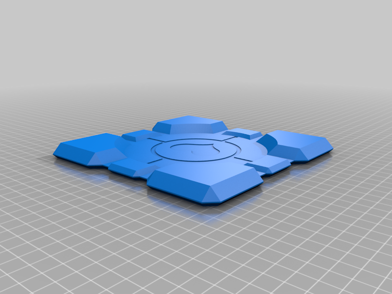 Weighted Companion Cube Box by McKeegan Curran-Seijo | Download free ...