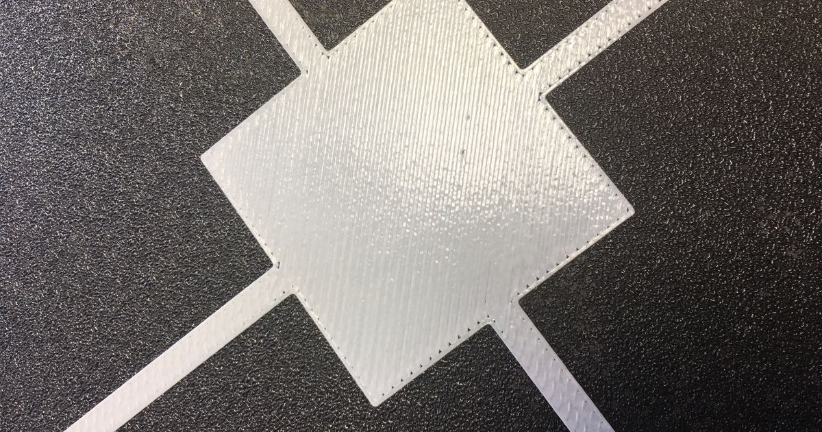 Bambu Lab P1P and X1C – Bed Level Test Pattern by stevensaero ...