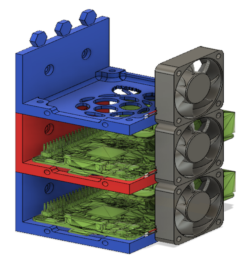 Raspberry Pi Horizontal mount by DOMELL | Download free STL model ...