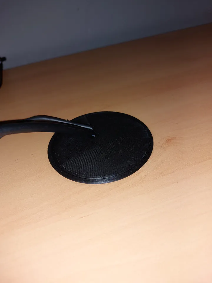 Slim Desk Cable Cap by Neven3D | Download free STL model | Printables.com