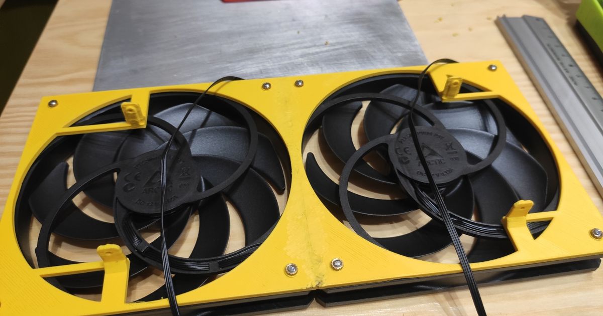 MSI Mech 2x Fan shroud mod by Interheater | Download free STL model ...