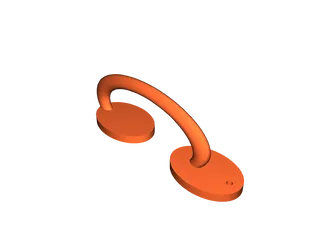 Curtain Rod Hook by cSandra | Download free STL model | Printables.com