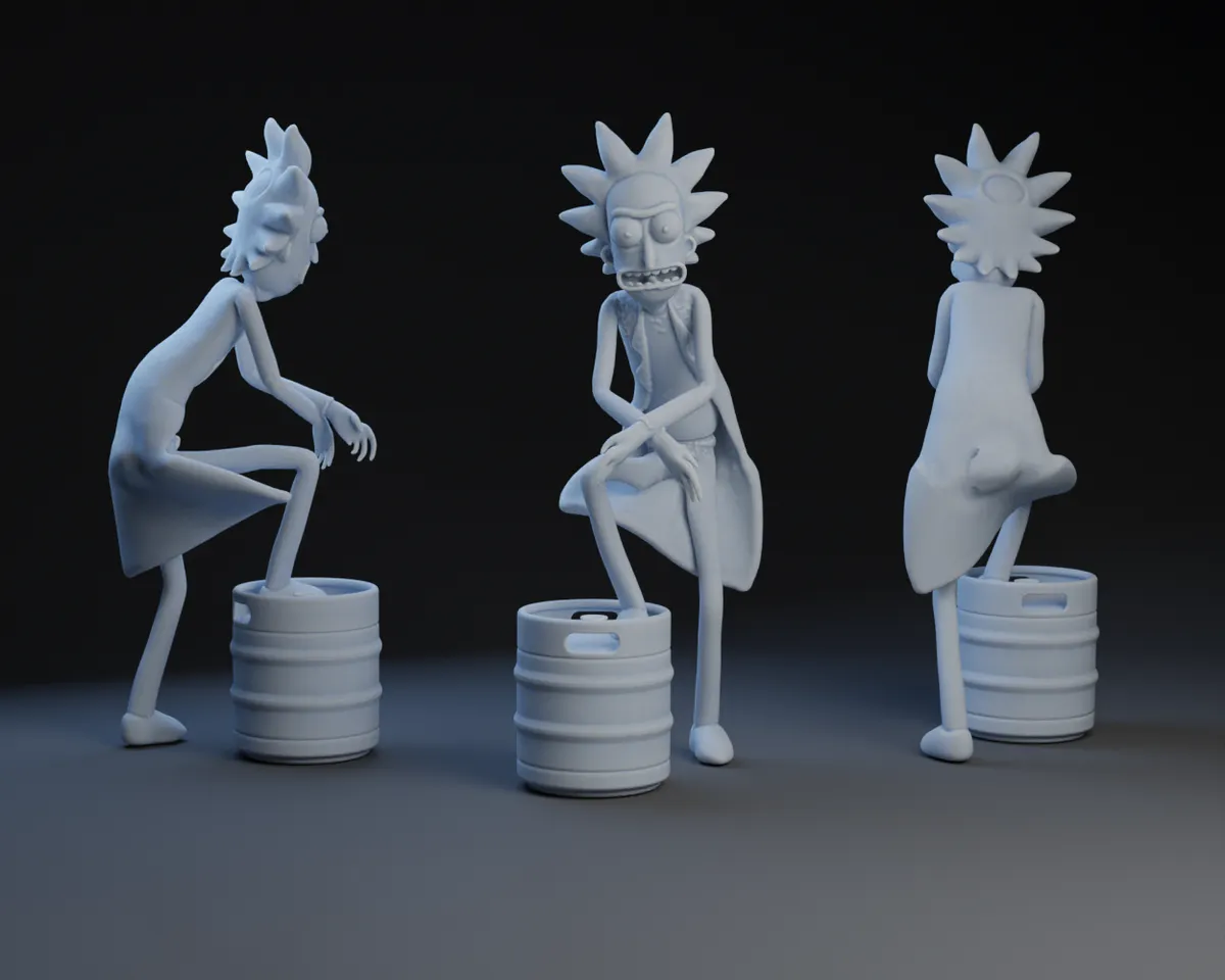 Rick Sanchez by Peter Farell | Download free STL model | Printables.com