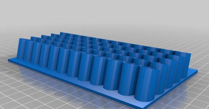 Multi-Row Marker Holder by technojunkie | Download free STL model ...