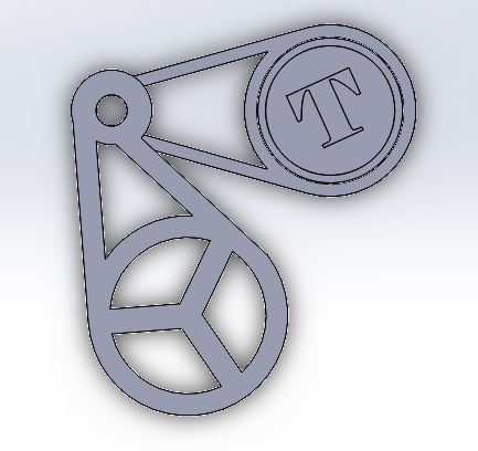 Trolley Token Keychain (Euro) by OverGrownDwarf | Download free STL ...