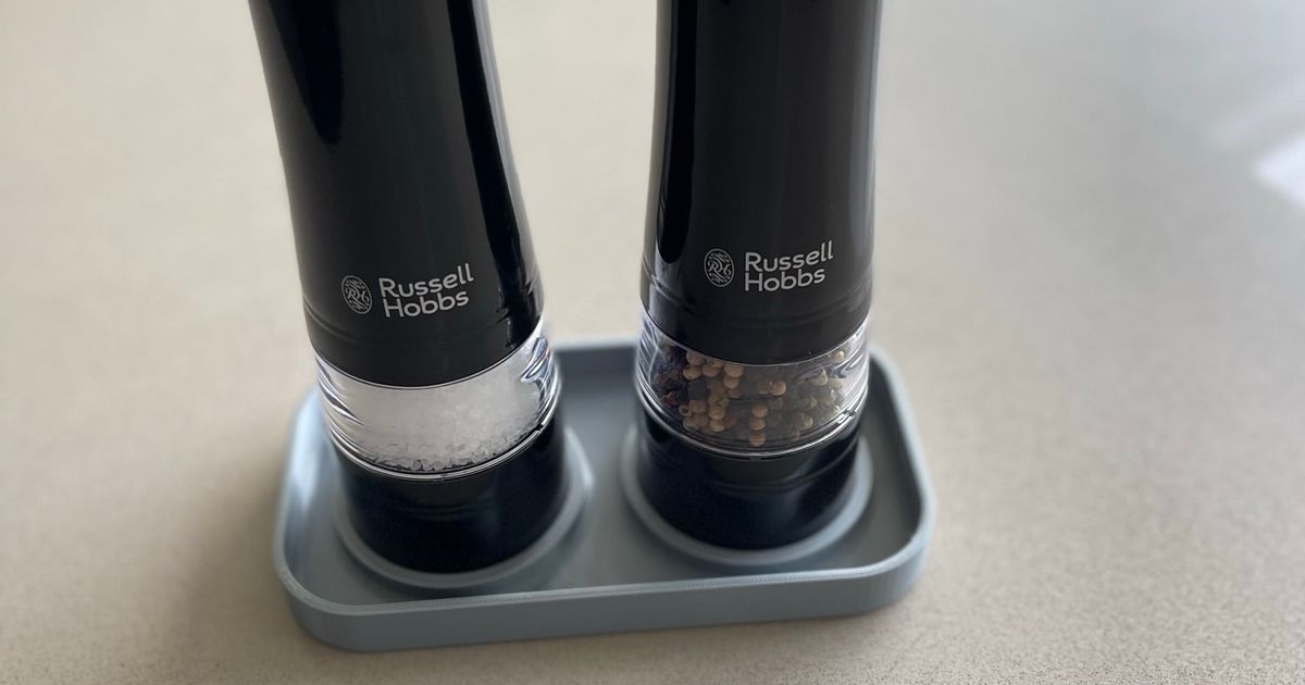 Tray for holding Russell Hobbs Salt and pepper grinder set by Apex23 ...