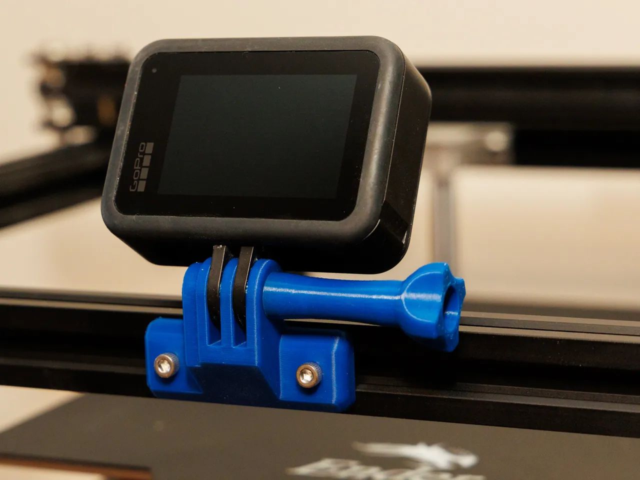 GoPro Mount for 2020 Extrusion/3D Printer by Jason Walton | Download ...