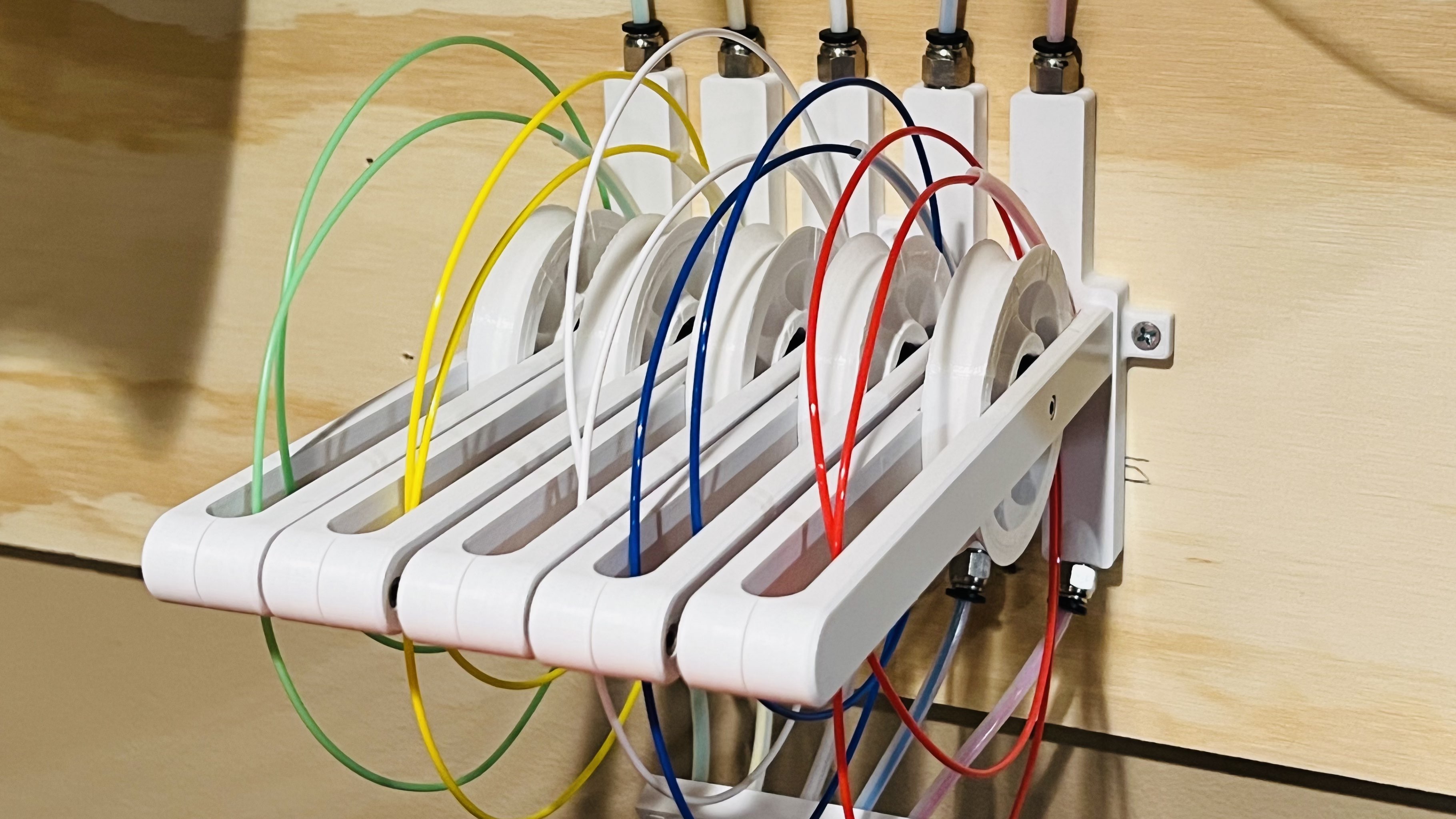 A Better 5-Wheel Filament Buffer by thomergil | Download free STL model ...