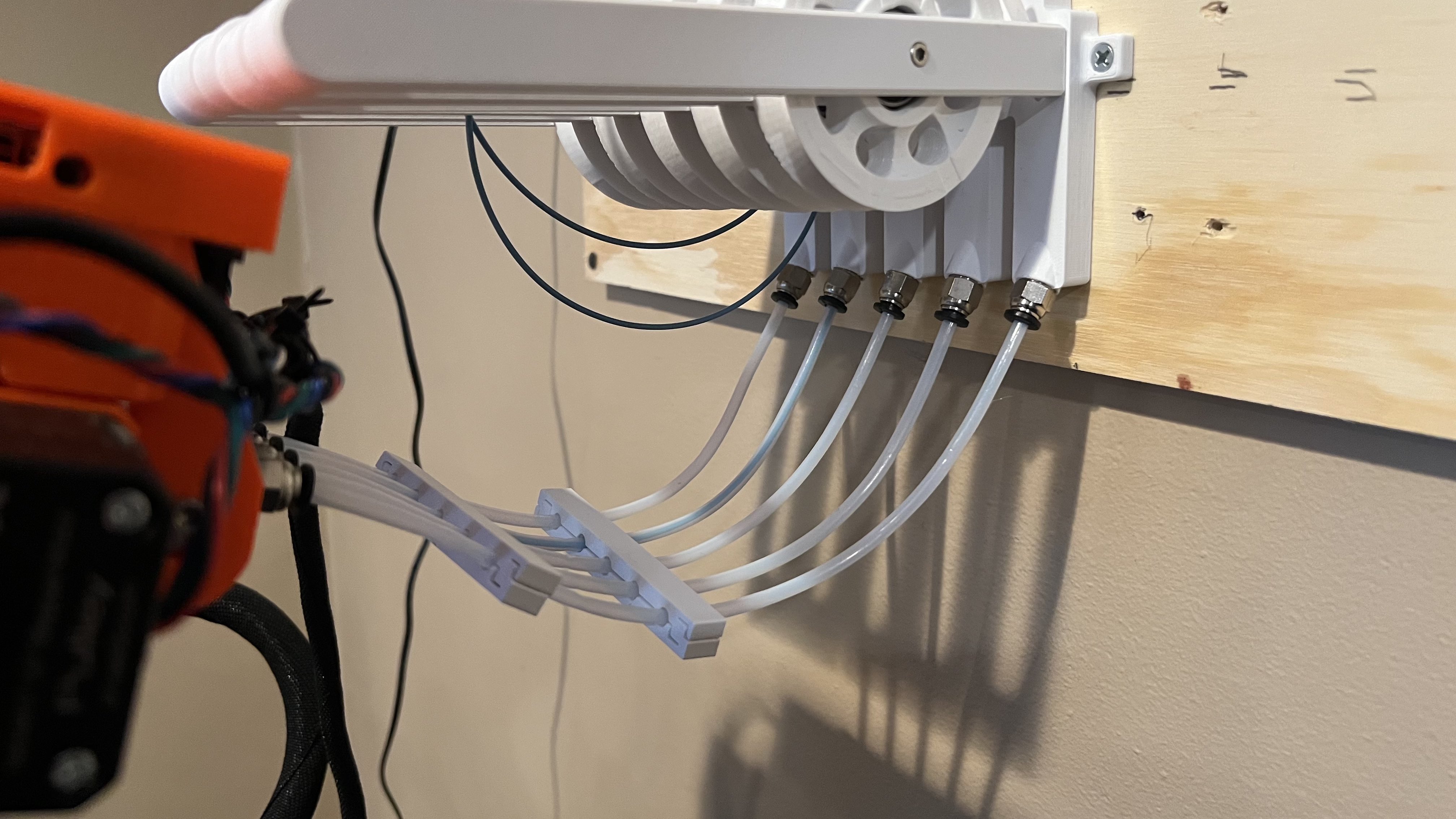 A Better 5-Wheel Filament Buffer by thomergil | Download free STL model ...