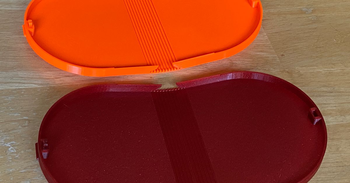 Big Foldable Mask Case by DVE | Download free STL model | Printables.com