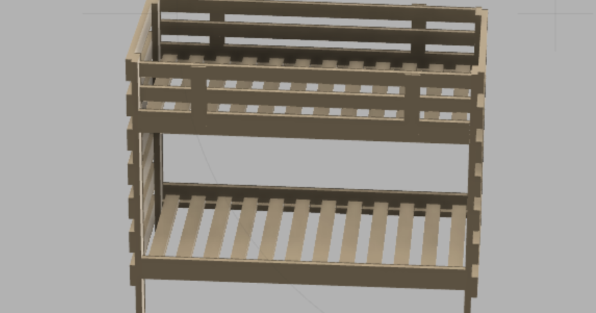 Bunk Bed by David Williams | Download free STL model | Printables.com