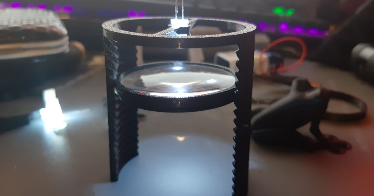 led light focuser by reece.c | Download free STL model | Printables.com
