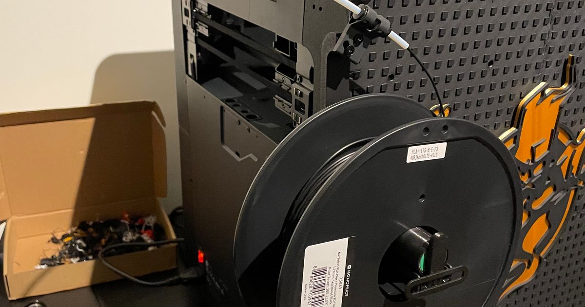 Bambu Lab P1P or X1 side spool holder par Licky Lauda | Téléchargez ...