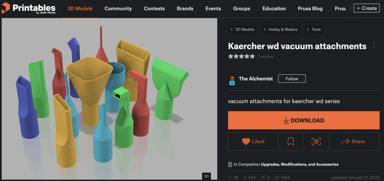 Vacum set (individually) by Austintje | Download free STL model ...