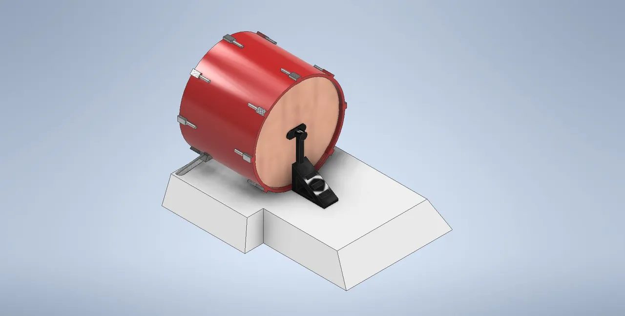 KICK DRUM shaped ENTER key by Pavel Šichnárek | Download free STL model ...