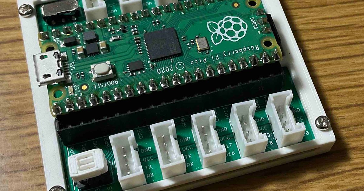 Insulation Bumper for Grove Shield for Pi Pico by Shoji Miyanishi ...