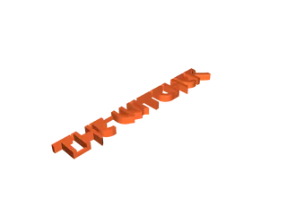 The Witcher Logo Font by Nyxo | Download free STL model | Printables.com