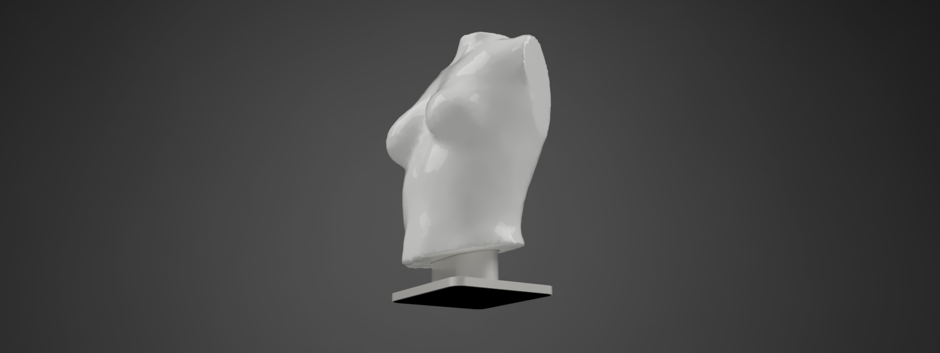 Female Torso Necklace Display by Julie Bowen | Download free STL model ...
