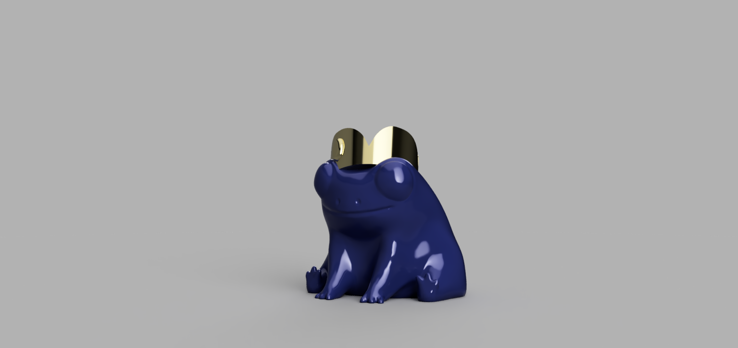 Fred the king frog by My5tik | Download free STL model | Printables.com