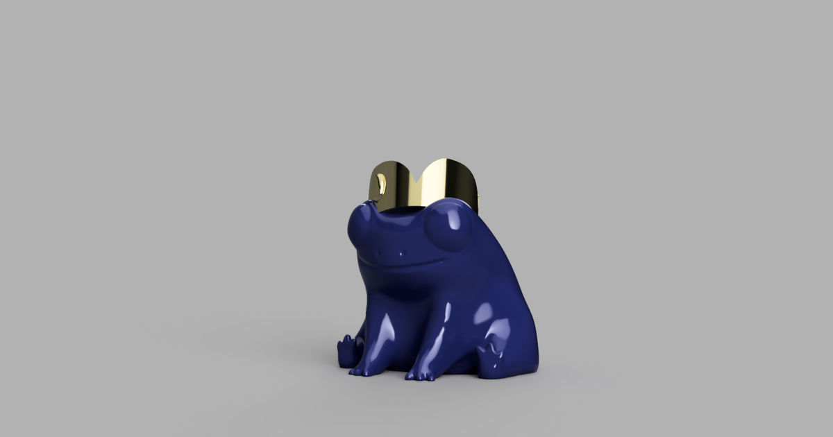 Fred the king frog by My5tik | Download free STL model | Printables.com