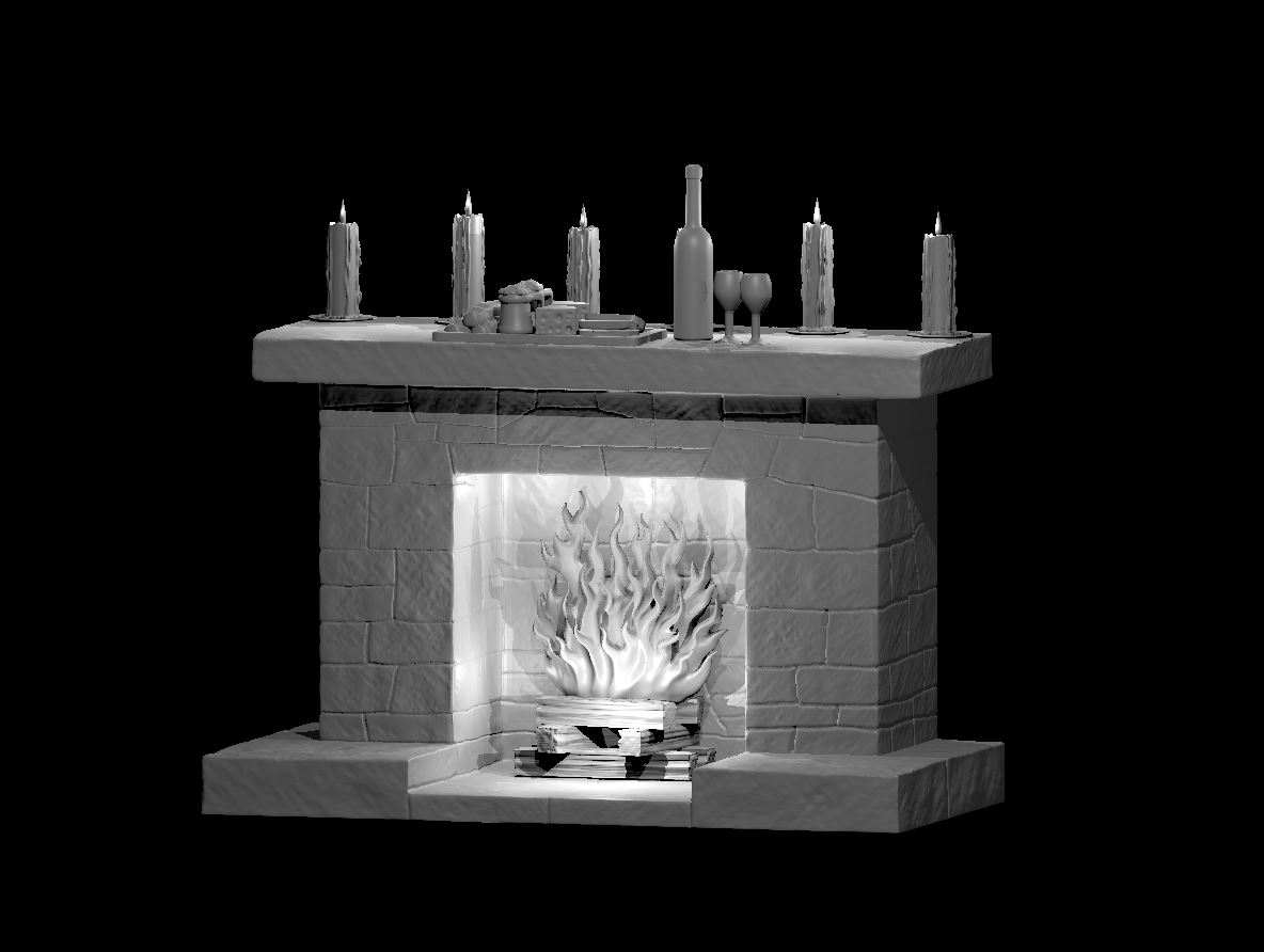 Fireplace Mimic by MZ4250 | Download free STL model | Printables.com