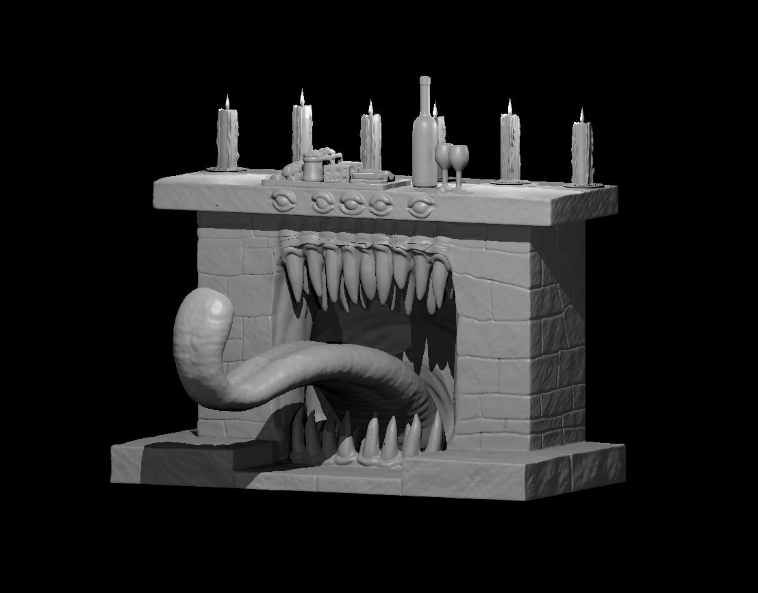 Fireplace Mimic by MZ4250 | Download free STL model | Printables.com