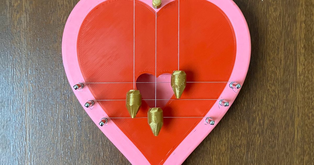 I Heart Door Harps by OpenFabPDX | Download free STL model | Printables.com