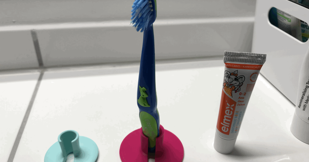 Baby toothbrush holder by emka | Download free STL model | Printables.com