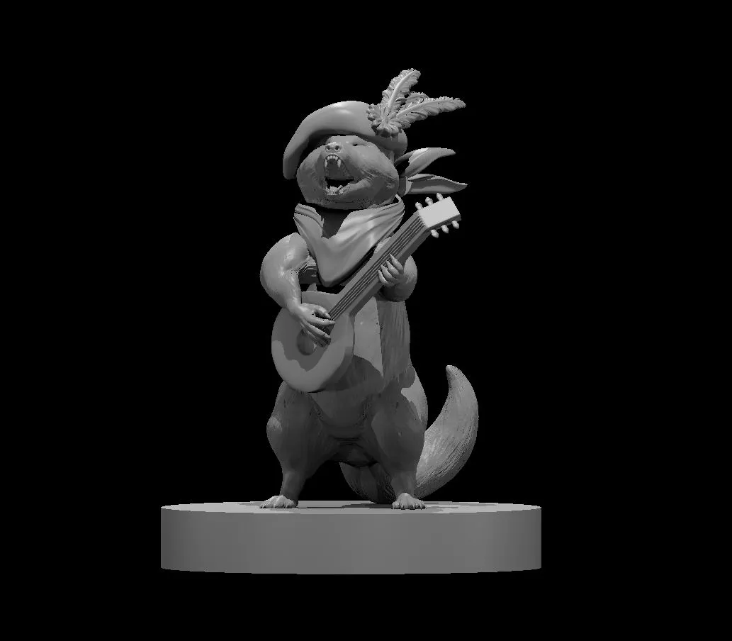 Raccoon Bard by MZ4250 | Download free STL model | Printables.com