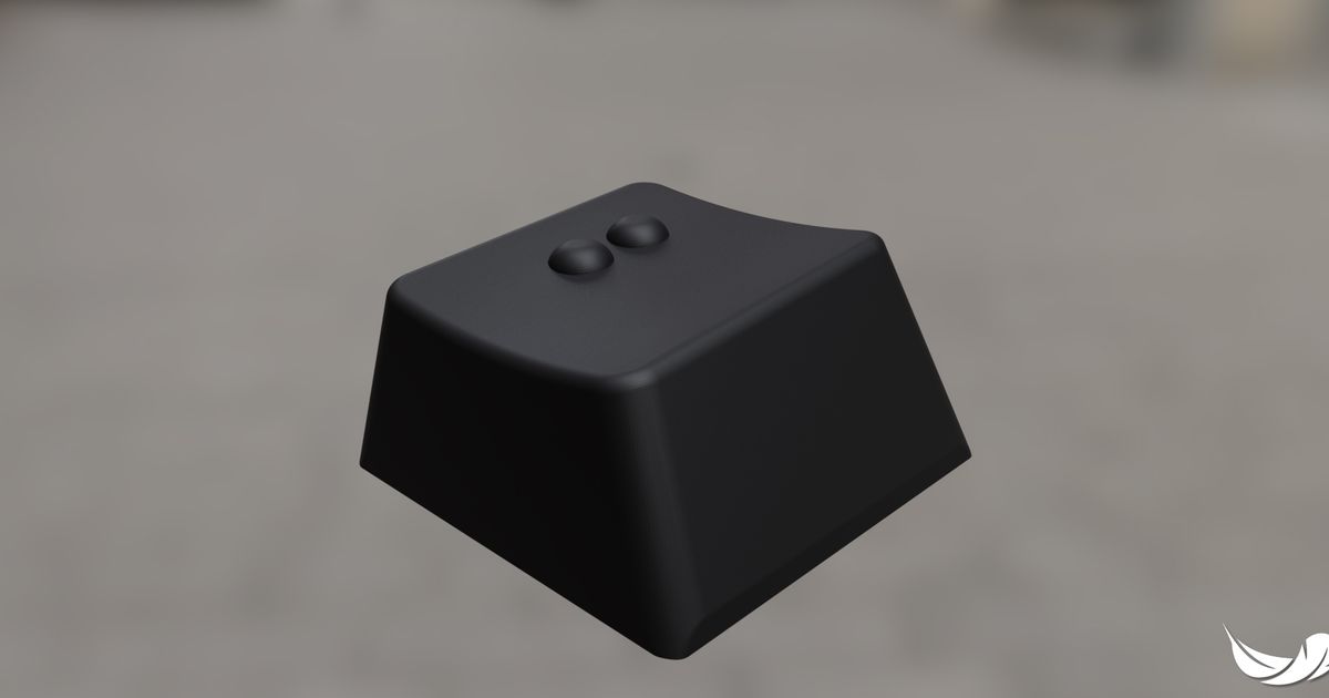 braille letter b - Cherry MX Keycap by Sven | Download free STL model ...