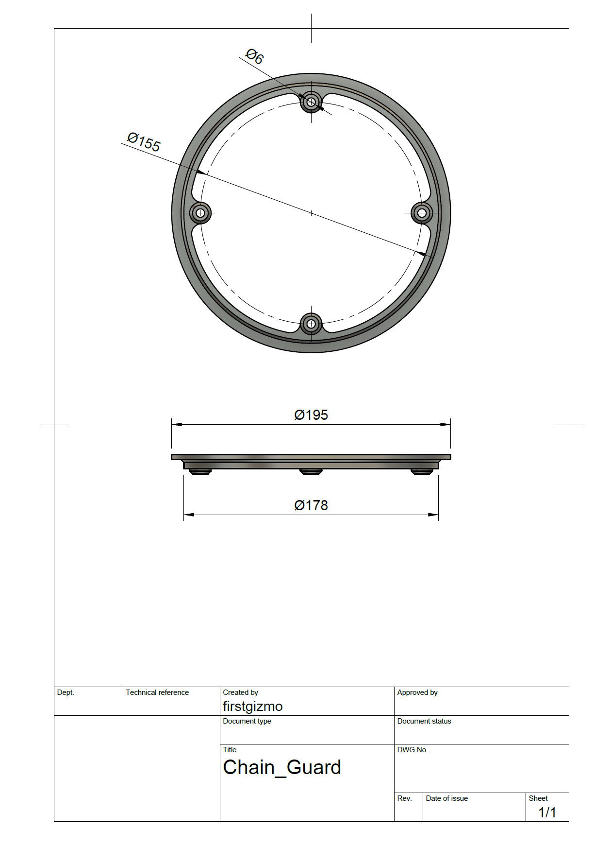 Bicycle chain guard by firstgizmo | Download free STL model ...