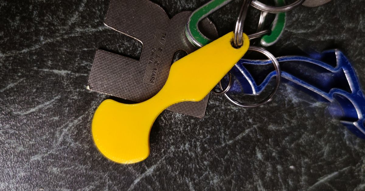 Trolly Shopping cart key by bytespider | Download free STL model ...