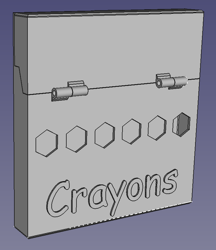Jumbo Crayon Box - Parametric by Charles Timko | Download free STL ...