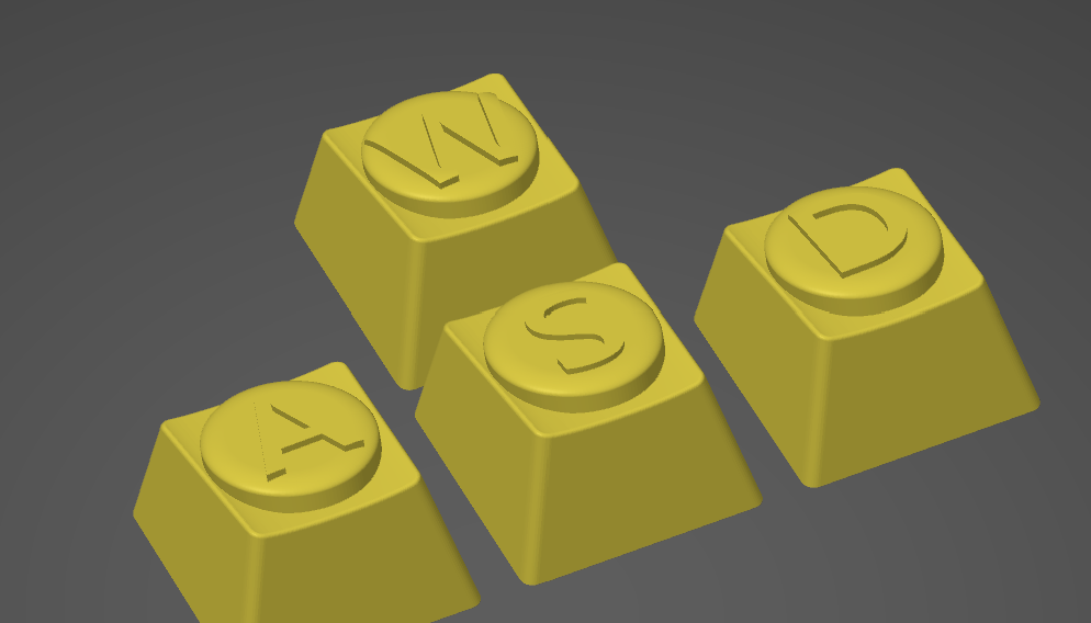 Xbox Button-Styled Keycaps by RepRaptor | Download free STL model ...
