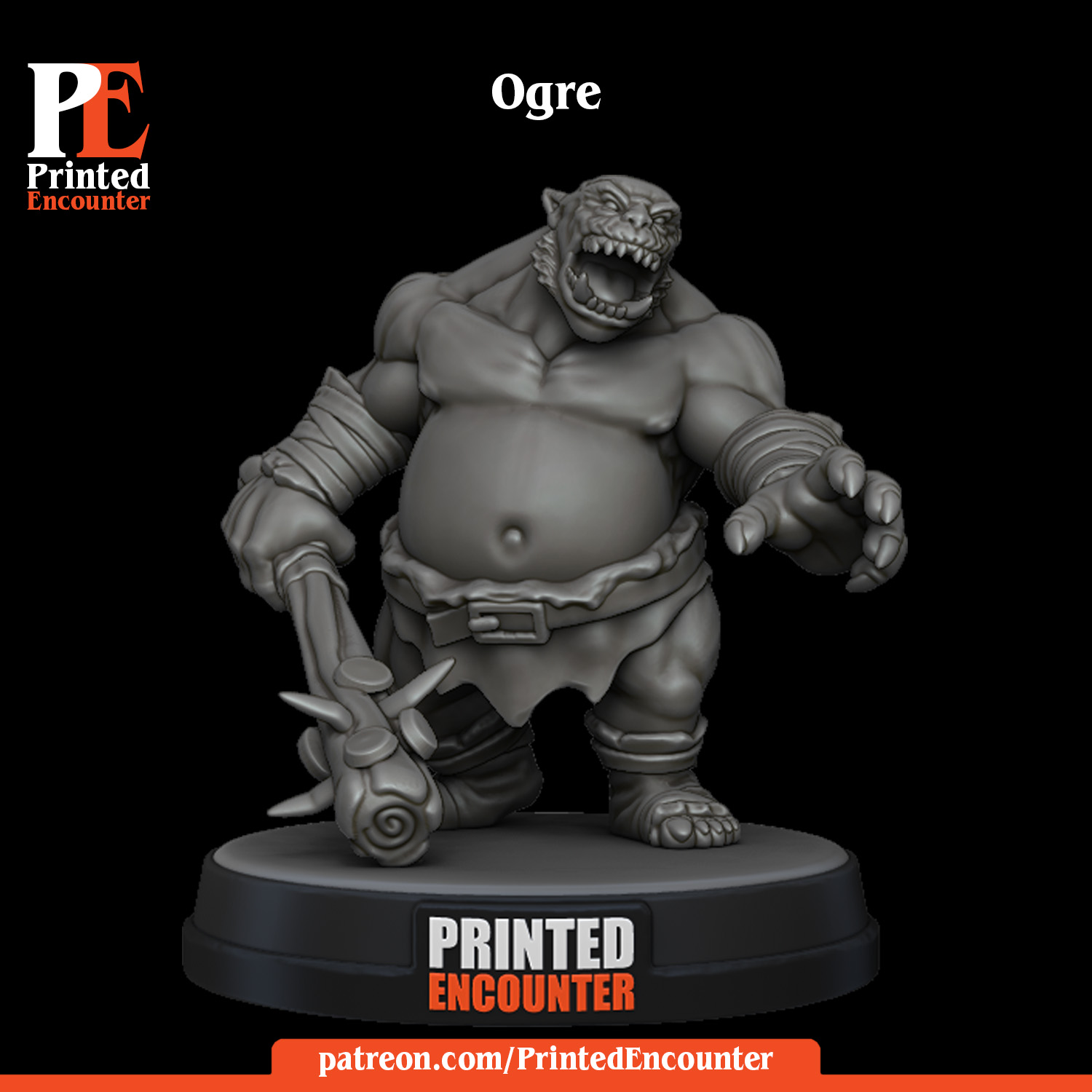 Ogre by Printed Encounter | Download free STL model | Printables.com