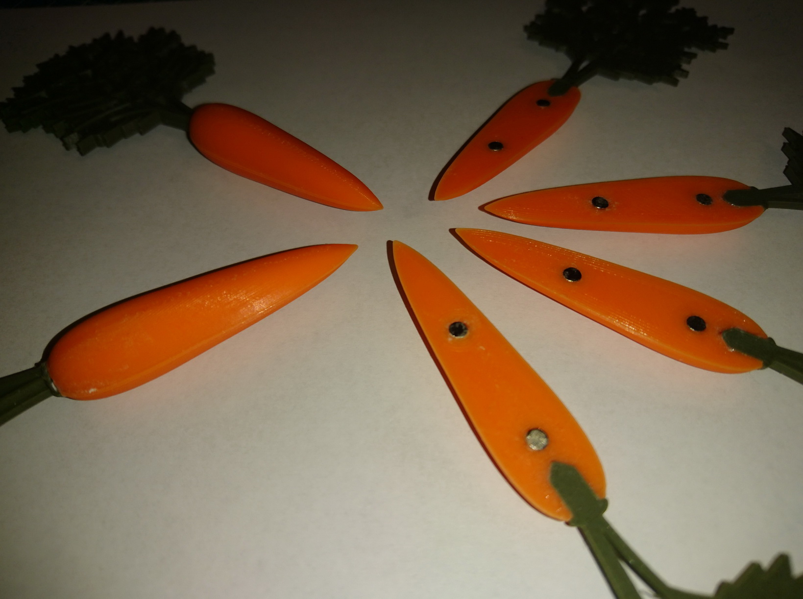Fridge magnet or whole carrot by Yurshevich | Download free STL model ...