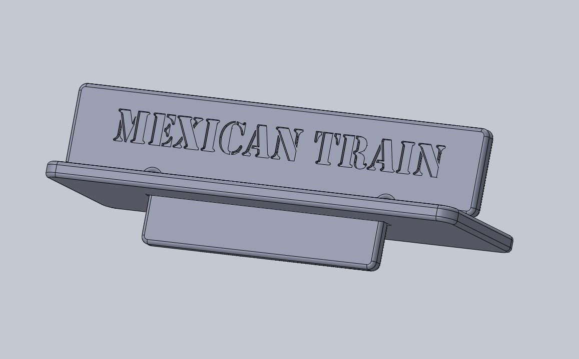 Mexican Train by Scott Senske | Download free STL model | Printables.com