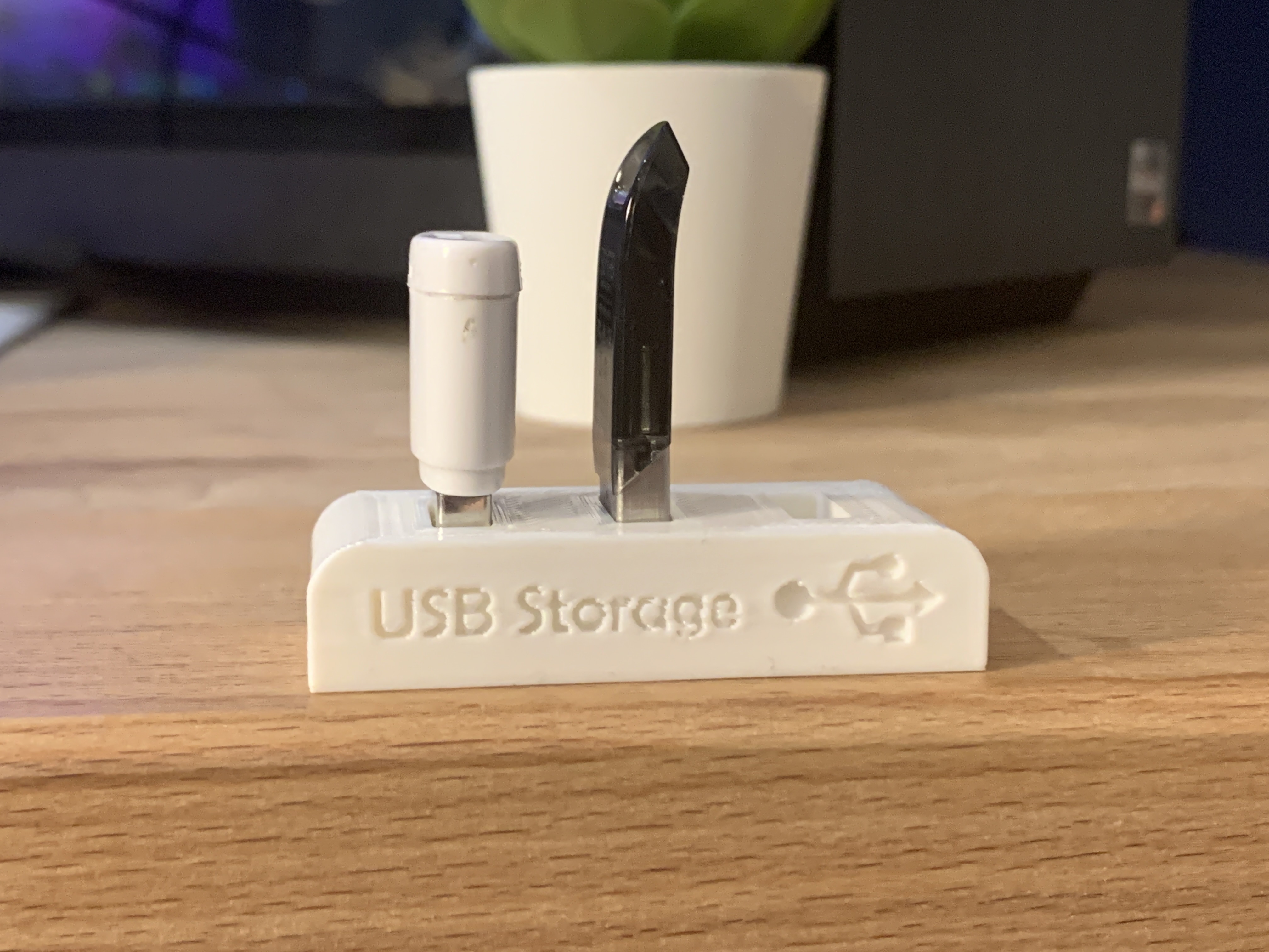 USB Desk Storage Dock V1 by Jakooby | Download free STL model ...