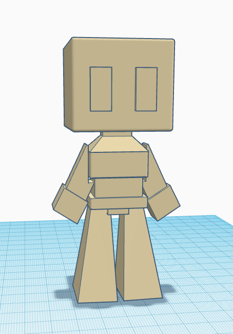 Bloxy Figurine ver.1 by Mesuskye | Download free STL model | Printables.com