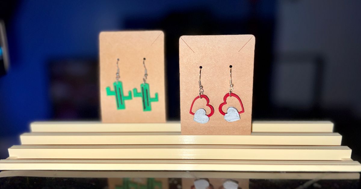 Earring Display by PrintedMagic3D | Download free STL model ...