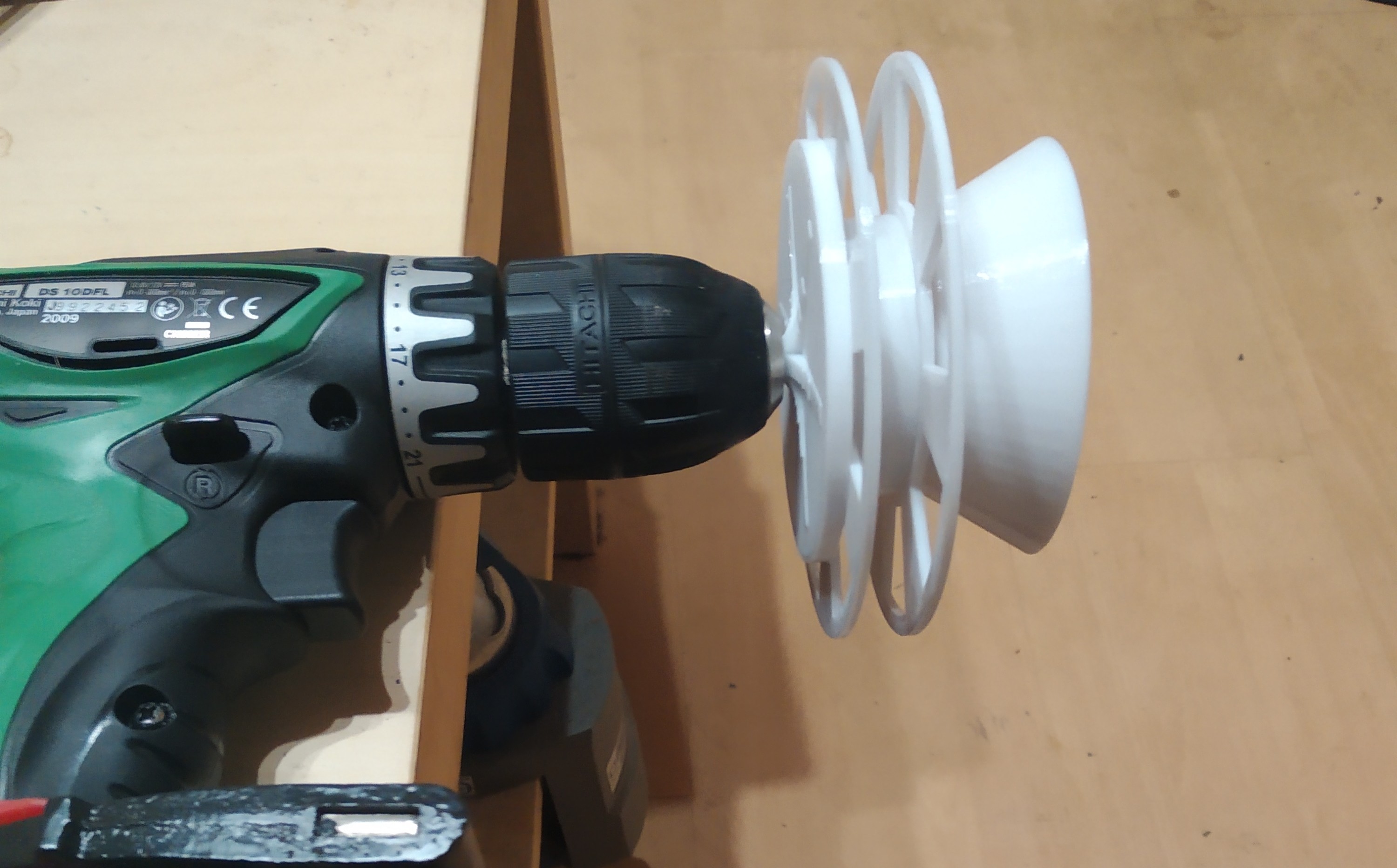 Filament Spool Drill Mount by Bratensoße | Download free STL model ...
