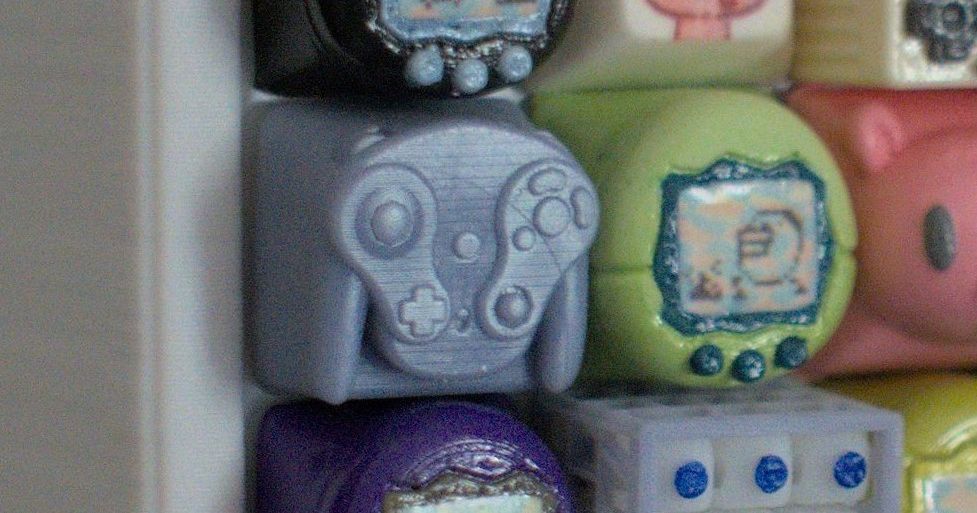 Wavebird artisan keycap for MX style stems by sperm | Download free STL ...