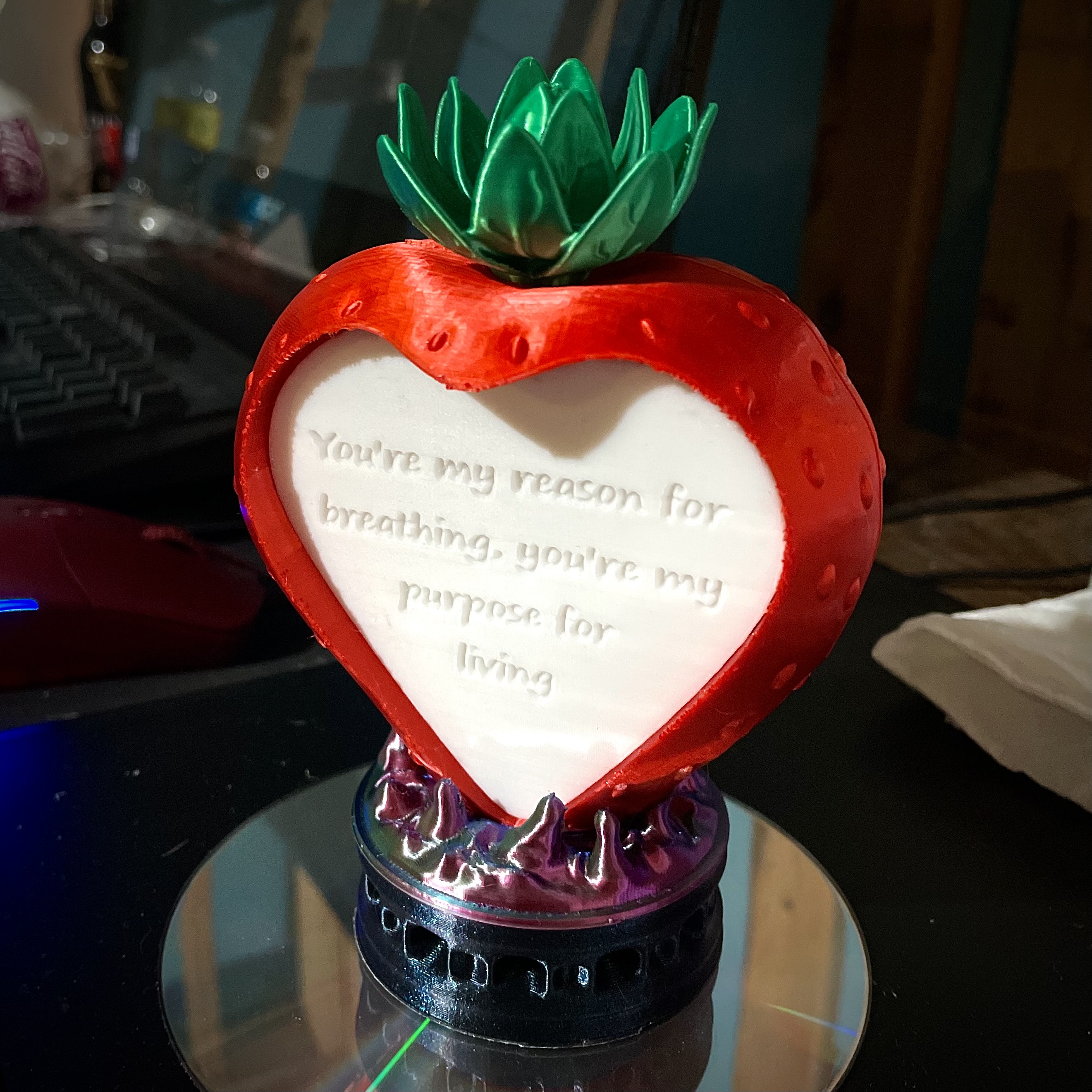 Strawberry Frame by MikeIEA | Download free STL model | Printables.com