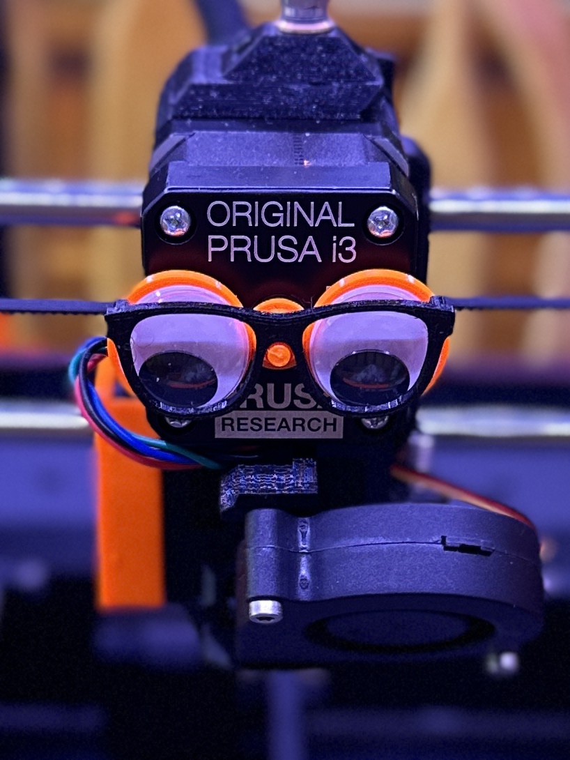 Josef Prusa Googly Eyes Extruder Visualizer (Large Size) by ...