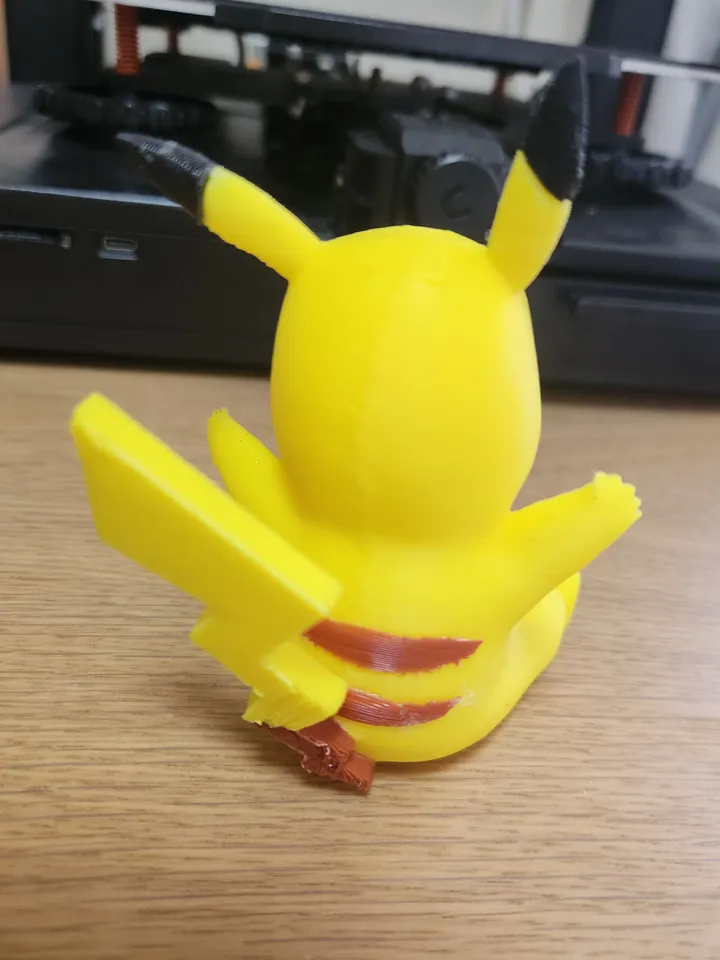 Pikachu (Multi Colour Single Extruder) by Benjamin Tay | Download free ...