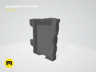 SpongeBob filament dust filter by 3Demon | Download free STL model ...