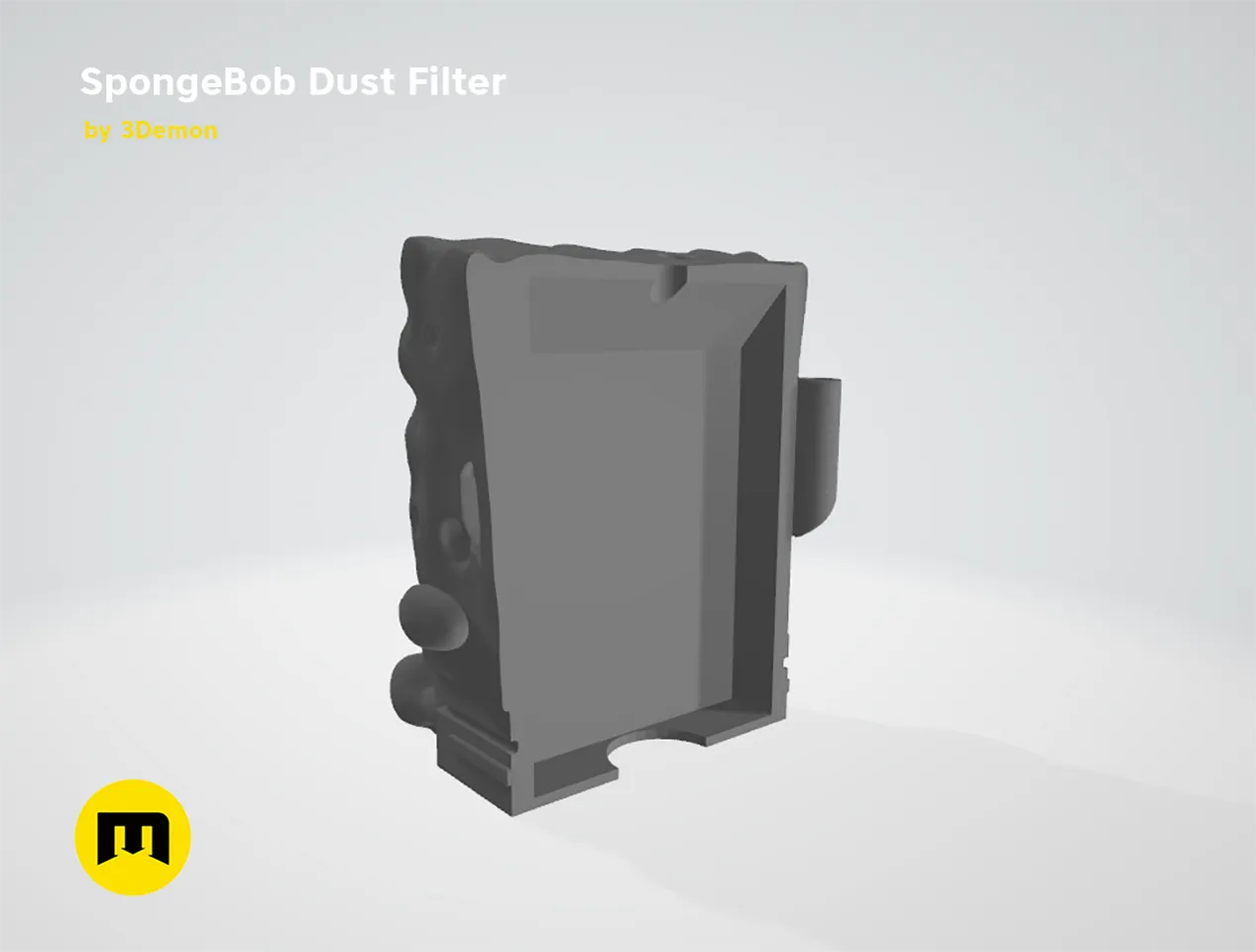 SpongeBob filament dust filter by 3Demon | Download free STL model ...