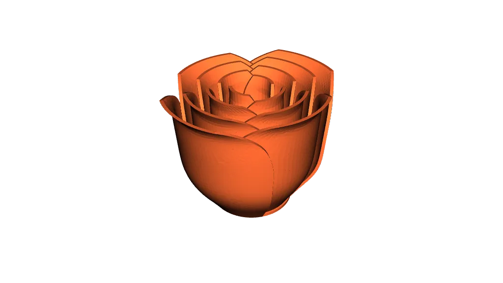 Rose flexible keychain by My5tik | Download free STL model | Printables.com
