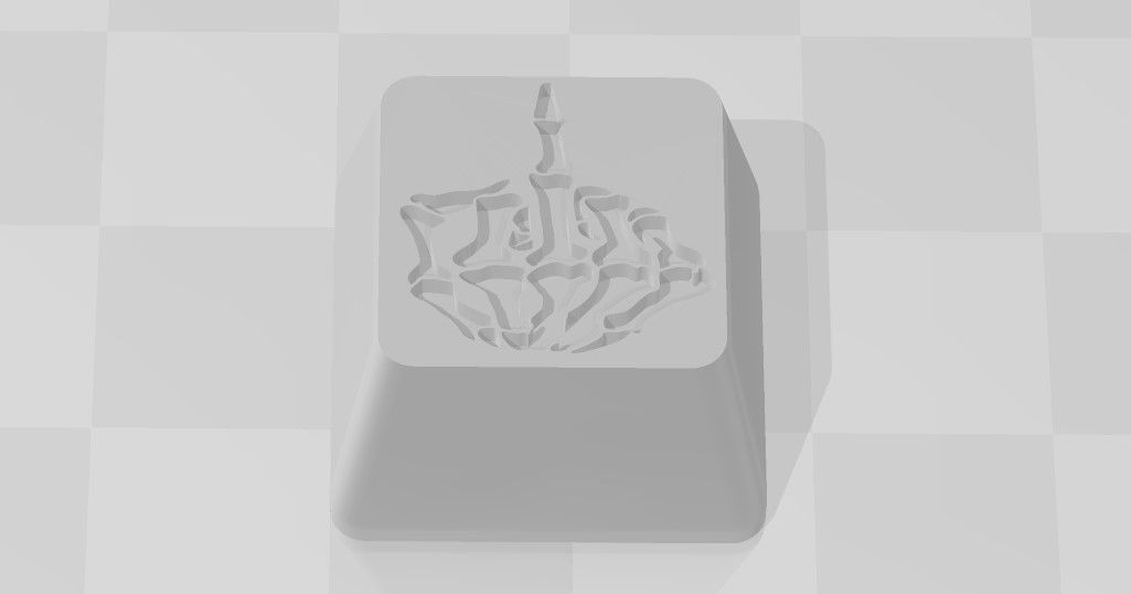Skeleton keycap by Marik3D | Download free STL model | Printables.com